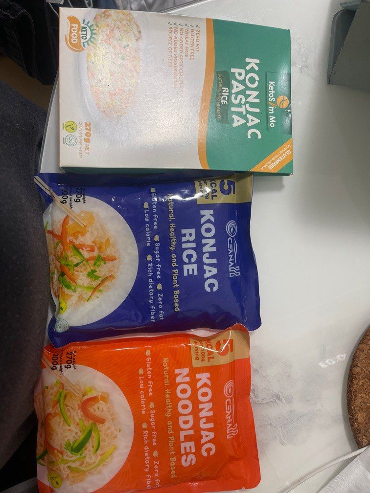 konjac noodle, pasta, rice, Food & Drinks, Rice & Noodles on Carousell