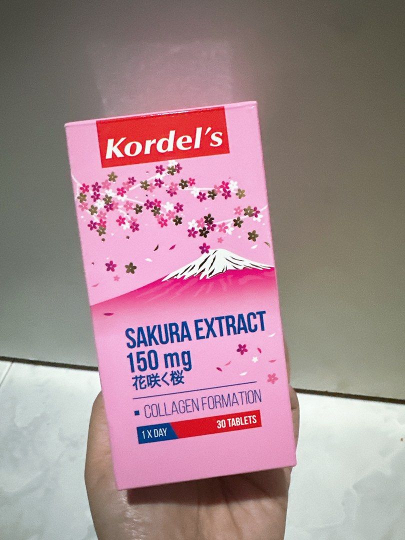 Kordel’s Sakura Extract 150 mg, Health & Nutrition, Health Supplements ...