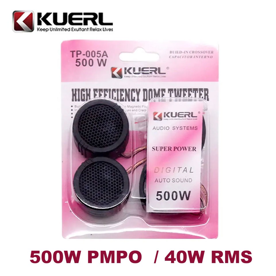 Kuerl TP-005A Tweeters, Computers & Tech, Parts & Accessories, Other Accessories on Carousell