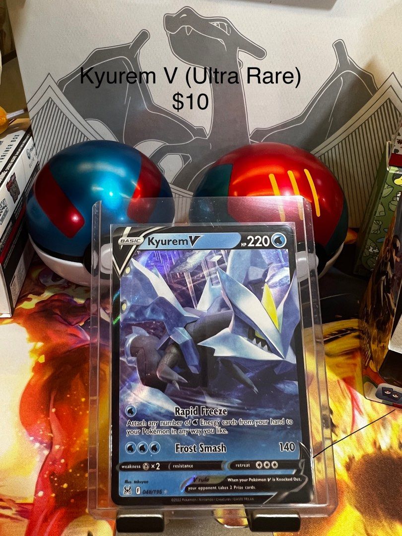 Kyurem V (Ultra Rare) - 048/196 Fusion Strike, Hobbies & Toys, Toys ...