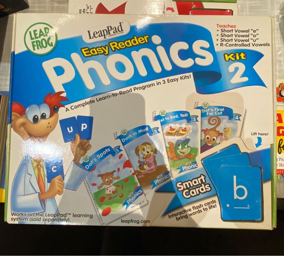 LeapPad easy reader phonics kit 2, Hobbies & Toys, Toys & Games on ...