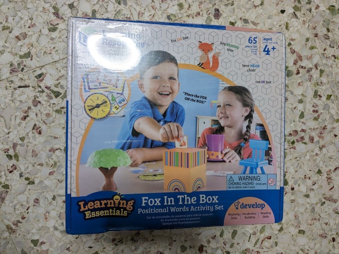 Learning Resources Fox In The Box Position Word Activity Set, Babies ...