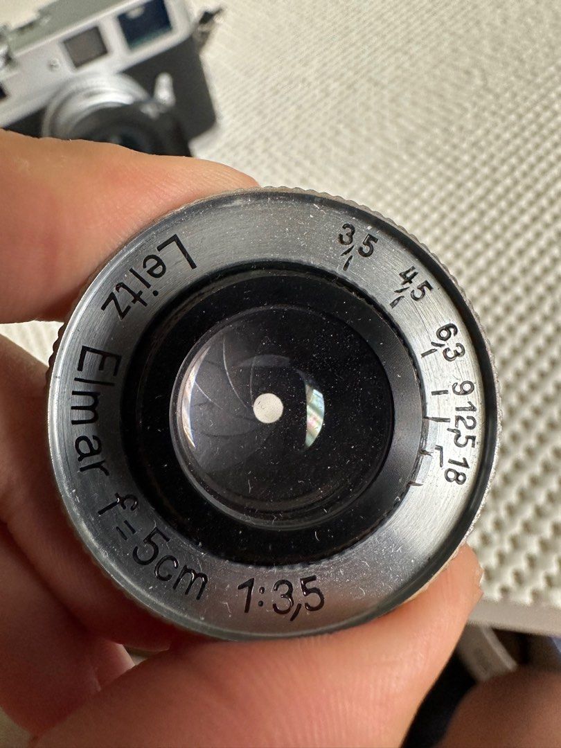 Leica Elmar 50mm 3.5 Collapsible LTM, Photography, Lens & Kits on Carousell