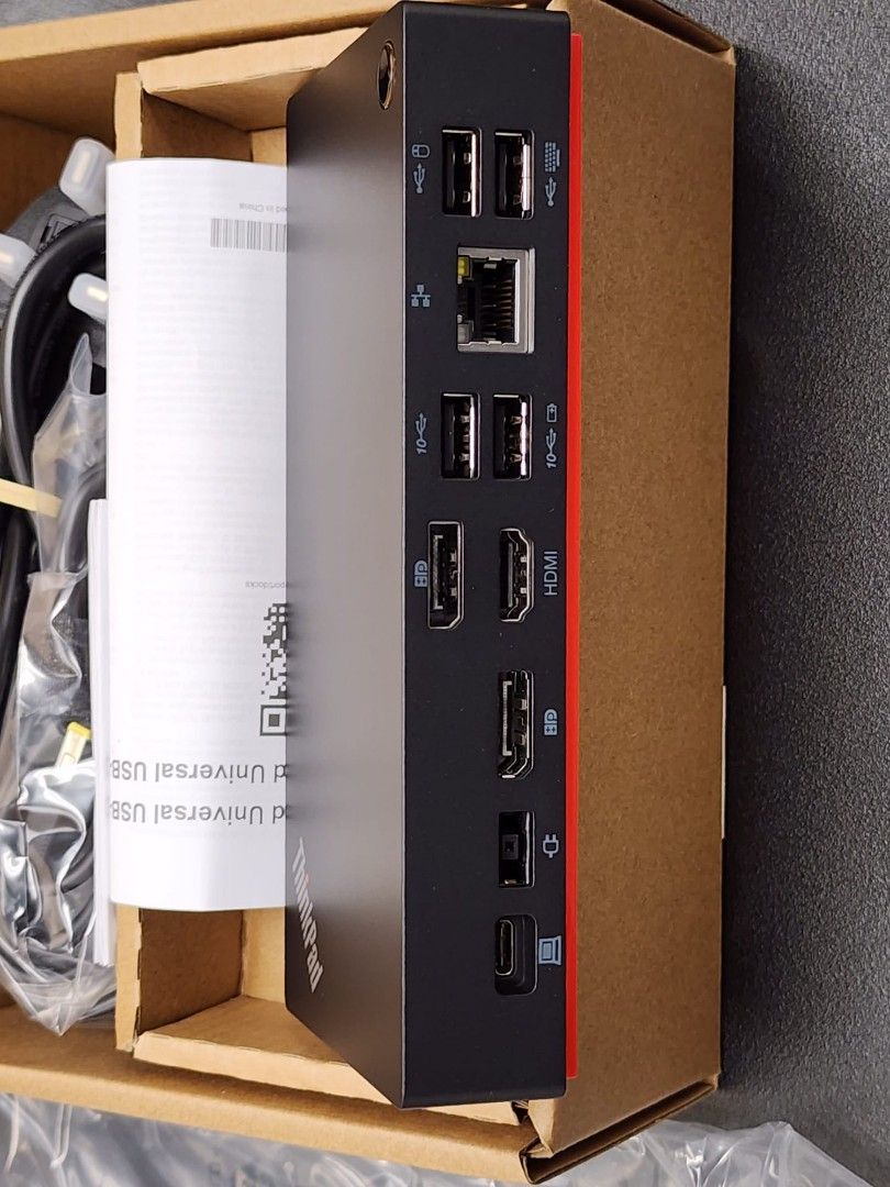 Lenovo Universal USB-C Dock (UK/HK/SGP), Computers & Tech, Parts ...