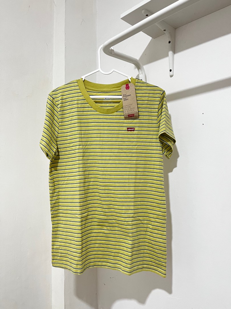 Levis Ladies Stripes Logo Patch, Women's Fashion, Tops, Blouses on ...