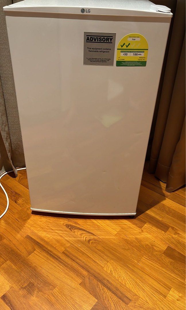 LG 90L fridge with freezer, TV & Home Appliances, Kitchen Appliances ...