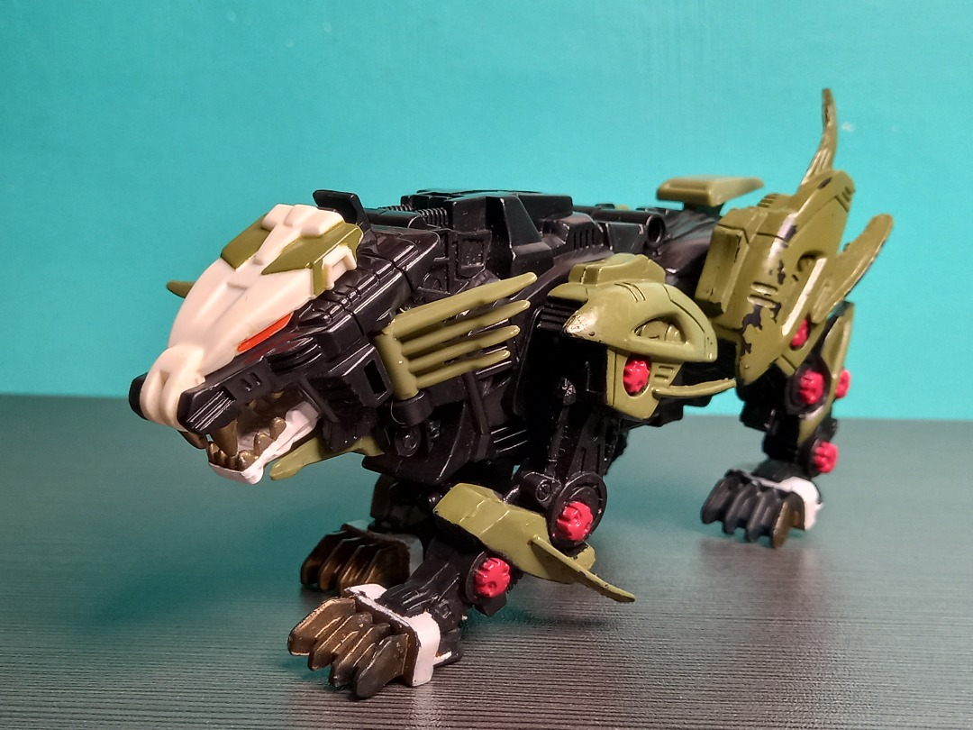 "Liger Zero Panzer Green White" Zoids 2002 Tomy Hasbro, Hobbies & Toys ...