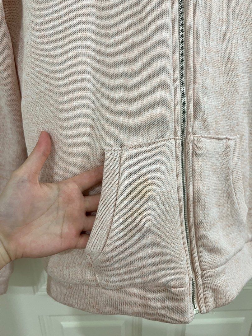 Light Pink Primark Fleece Hoodie, Women's Fashion, Coats, Jackets and ...