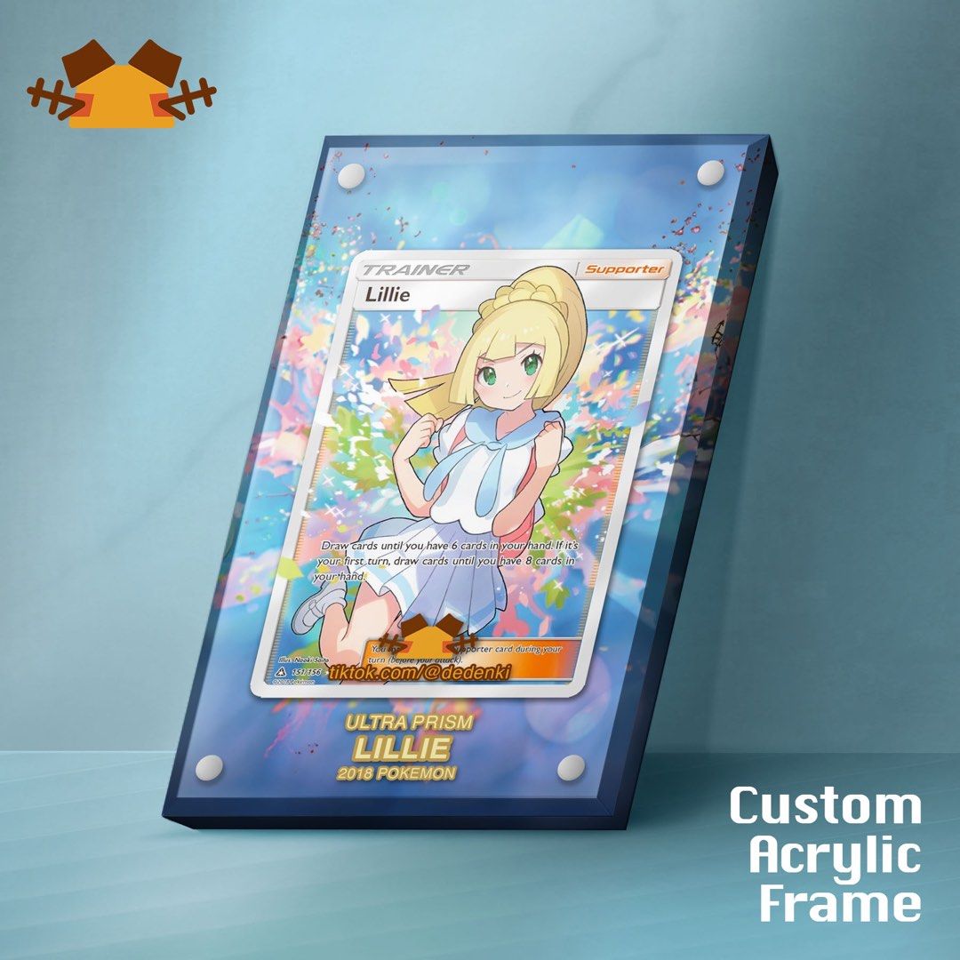 Lillie Custom Card Frame, Hobbies & Toys, Toys & Games on Carousell