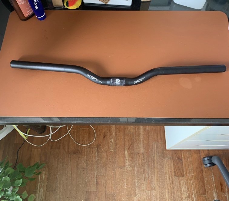 Litepro Ghost M Handlebar 25.4x600mm mid riser for folding bike, Sports ...