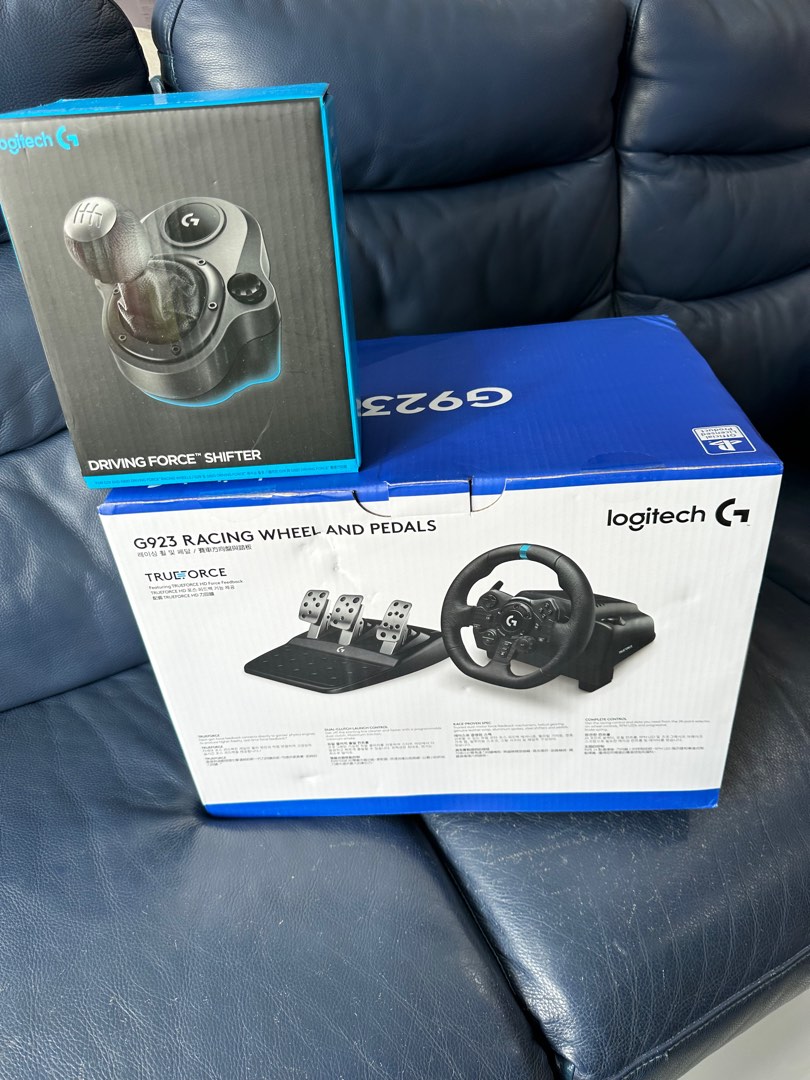 Logitech g923 with Shifter, Video Gaming, Video Games, PlayStation on ...