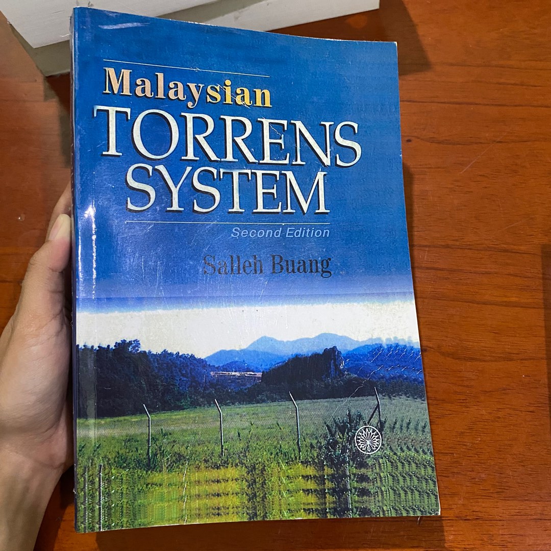 Malaysian Torrens System by Salleh Buang, Hobbies & Toys, Books ... Malaysian Torrens System by Salleh Buang, Hobbies & Toys, Books ...