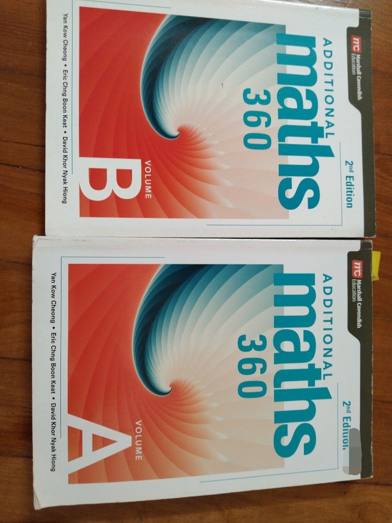 Marshall Additional Maths 360 volume A&B, Hobbies & Toys, Books ...