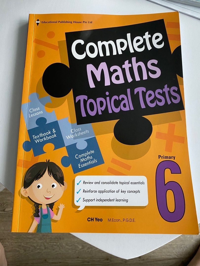 Math P6 Topical Tests, Hobbies & Toys, Books & Magazines, Assessment ...