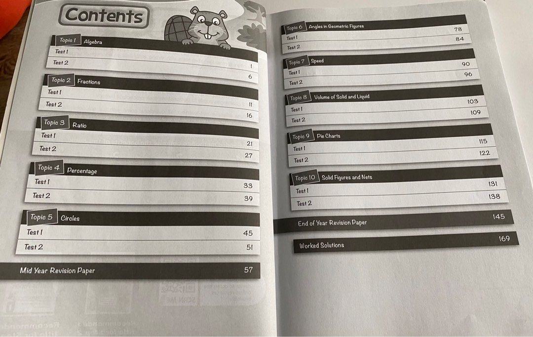 Math P6 Topical Tests, Hobbies & Toys, Books & Magazines, Assessment ...