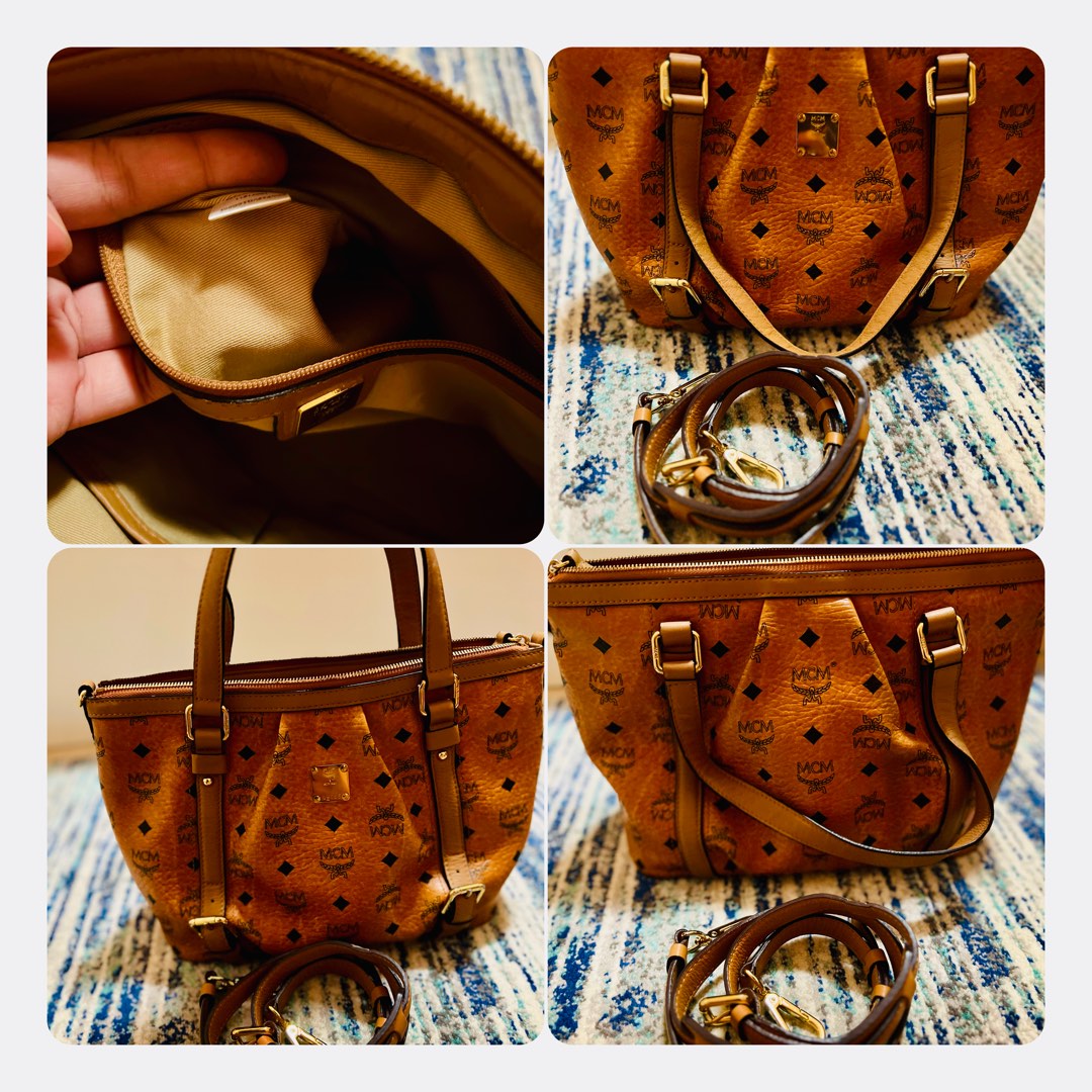 MCM 2 way, Luxury, Bags & Wallets on Carousell