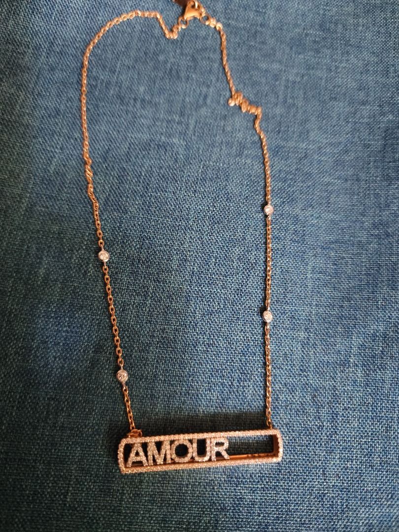 RF JEWELS DIAMOND NECKLACE , Luxury, Accessories on Carousell