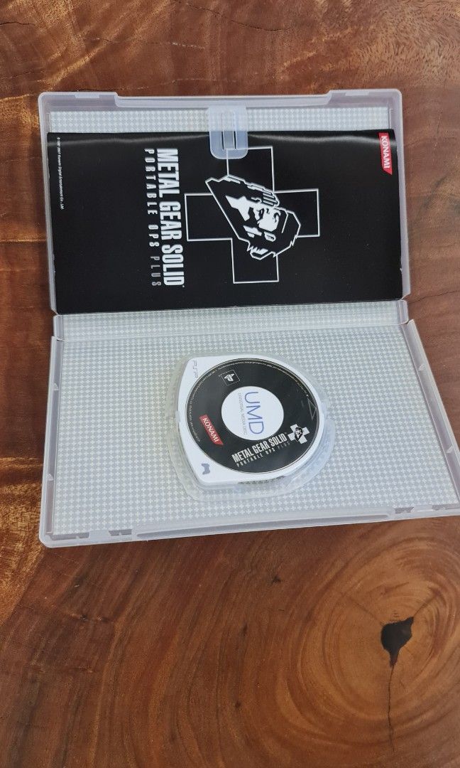 Metal Gear Solid Portable Ops Plus PSP UMD DISC ORIGINAL, Video Gaming ...