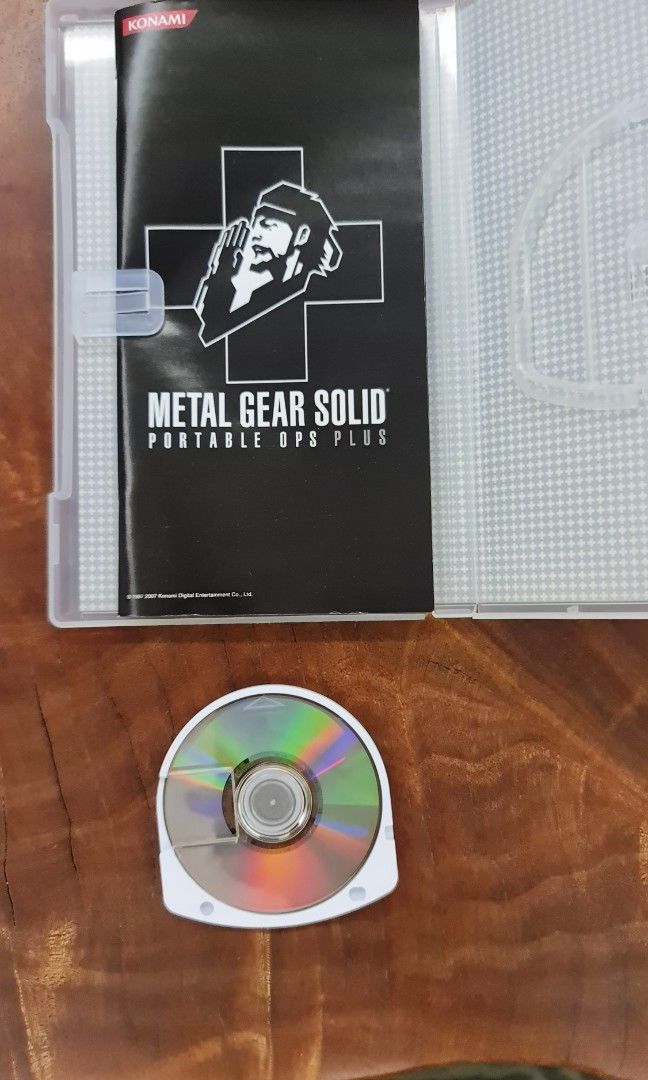Metal Gear Solid Portable Ops Plus PSP UMD DISC ORIGINAL, Video Gaming ...