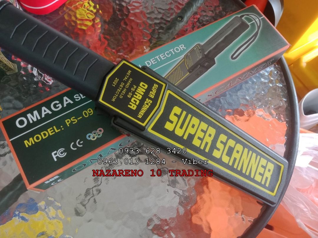 Metal scanner super Scanner Portable Hand-Held Metal Detector ...