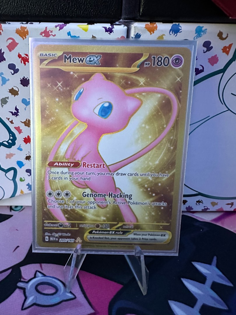 Mew ex Gold - Pokemon 151, Hobbies & Toys, Memorabilia & Collectibles ...
