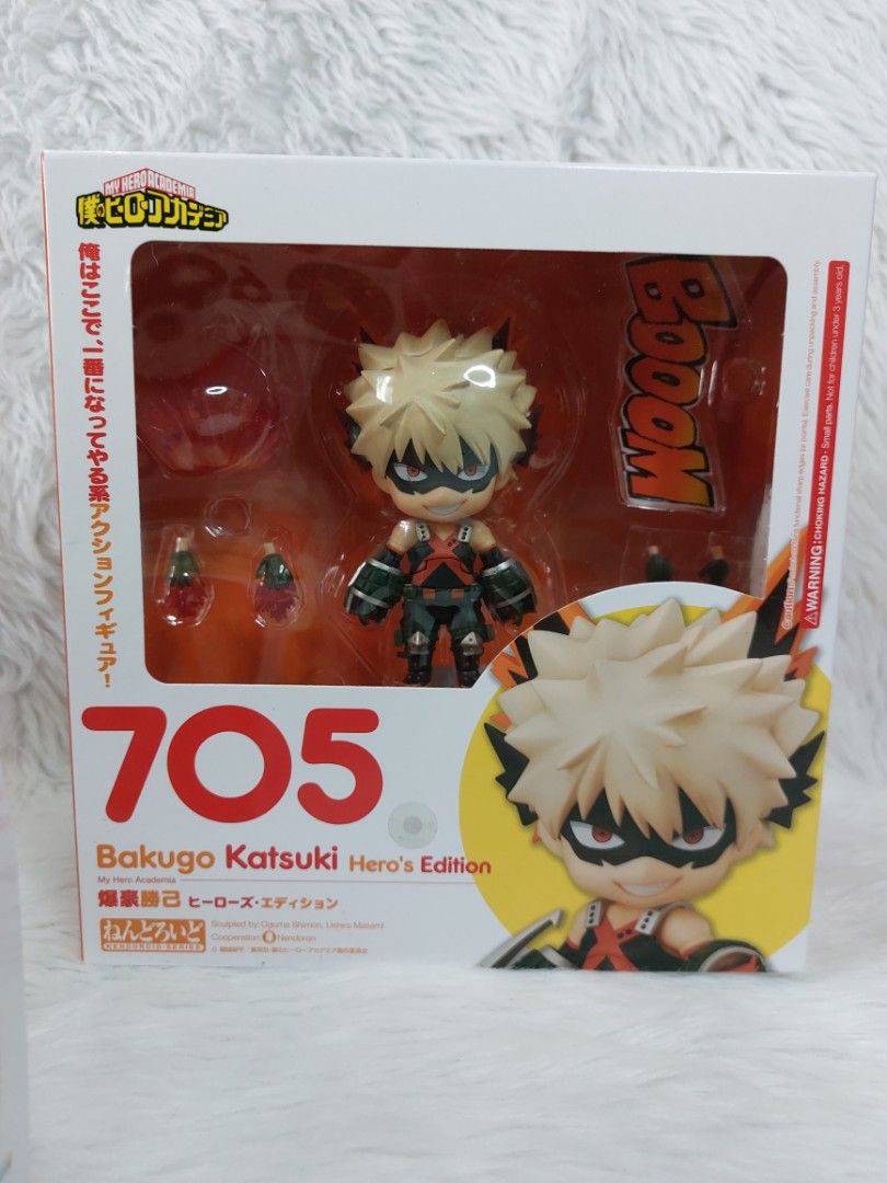 MHA Nendoroid 705 Katsuki Bakugo, Hobbies & Toys, Toys & Games on Carousell