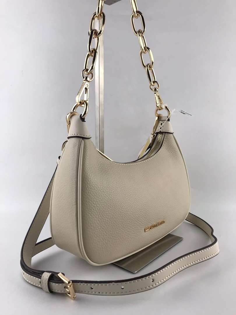 Michael Kors Mini Cora Zip Off White, Women's Fashion, Bags & Wallets ...