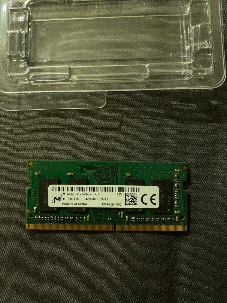 Micron DDR4 Sodimm 4GB Ram-card (laptop), Computers & Tech, Parts ...