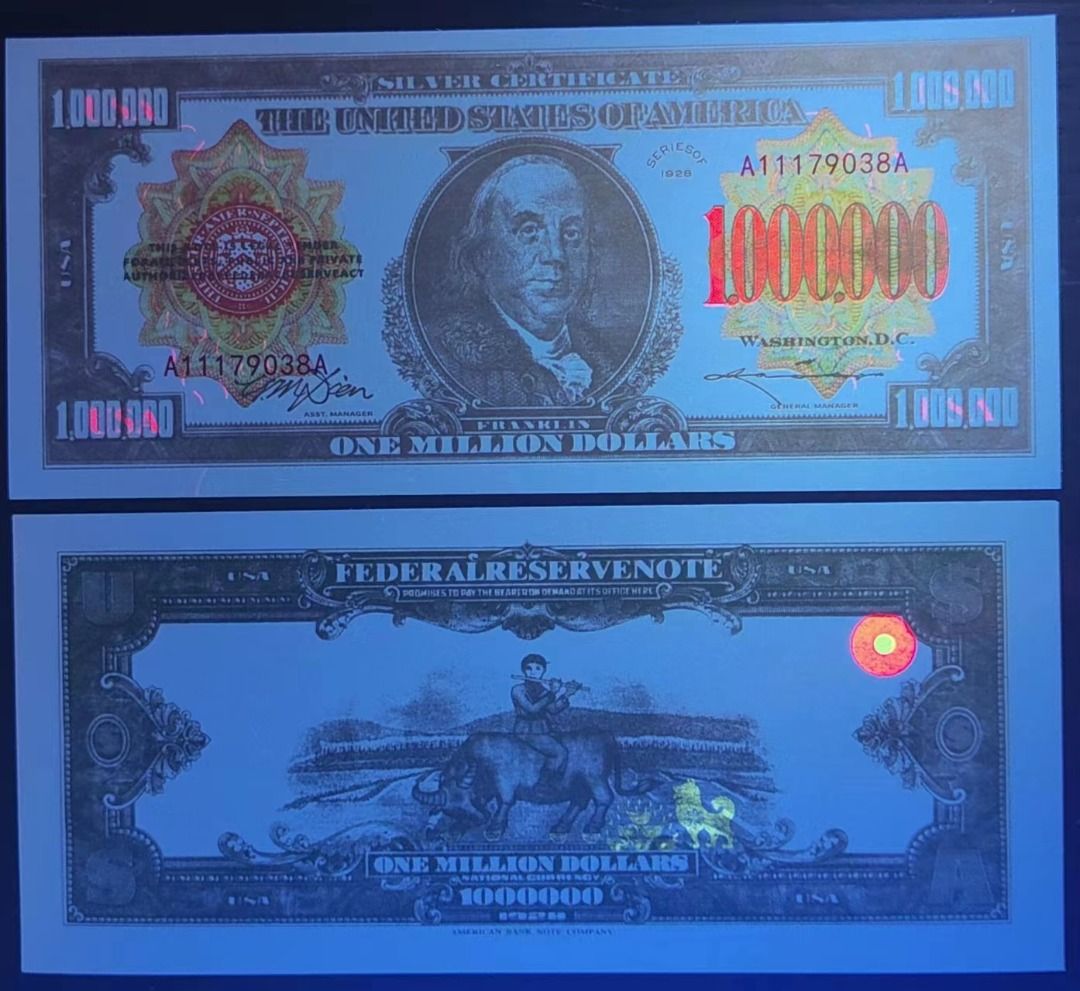 Million Dollars Fantasy Note, Hobbies & Toys, Collectibles ...