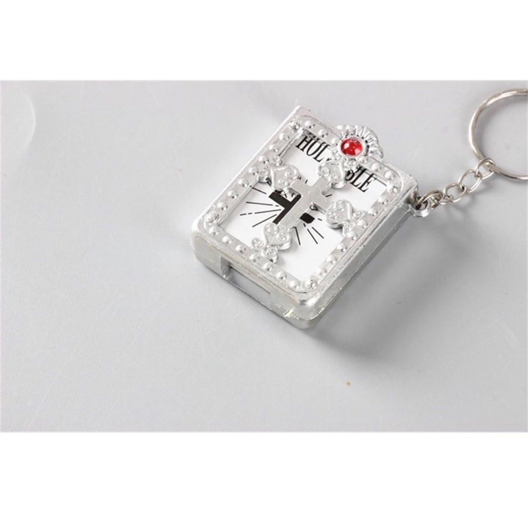 Miniature readable bible keychain., Hobbies & Toys, Stationery & Craft ...
