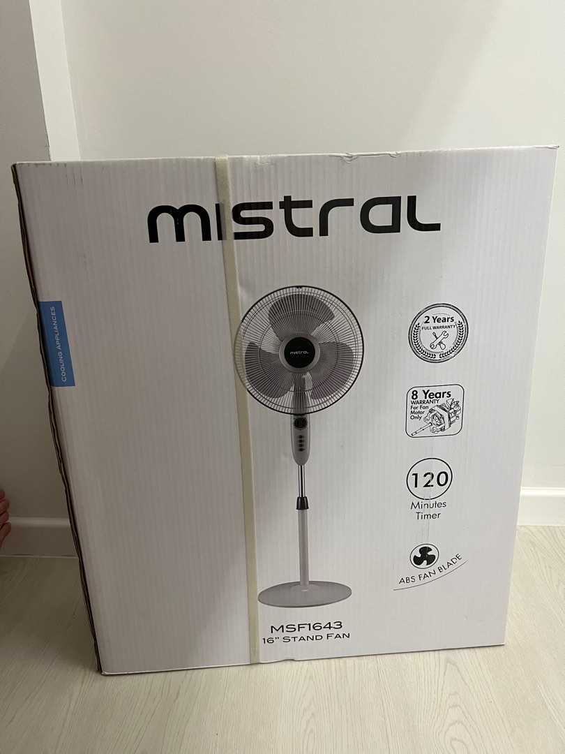 Mistral Stand Fan, TV & Home Appliances, Other Home Appliances on Carousell