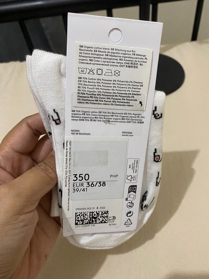 MONKI Socks with Print, Women's Fashion, Watches & Accessories, Socks ...