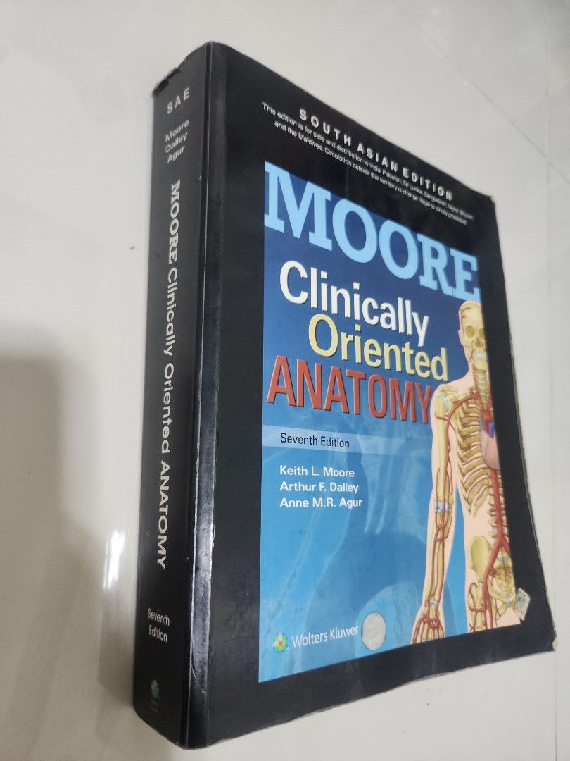 MOORE Clinically Oriented Anatomy 7th edition, Hobbies & Toys, Books ...