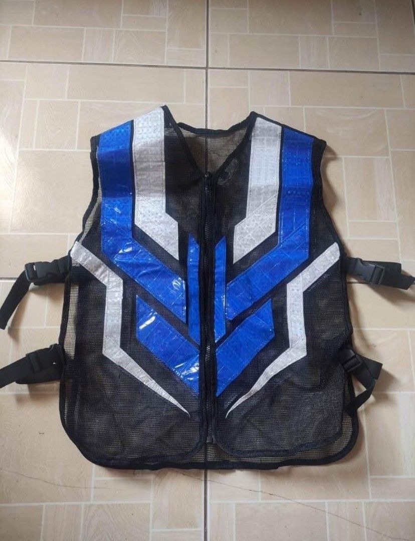 Motor Reflector Vest XL Knee and Elbow Protection Pad, Motorbikes ...