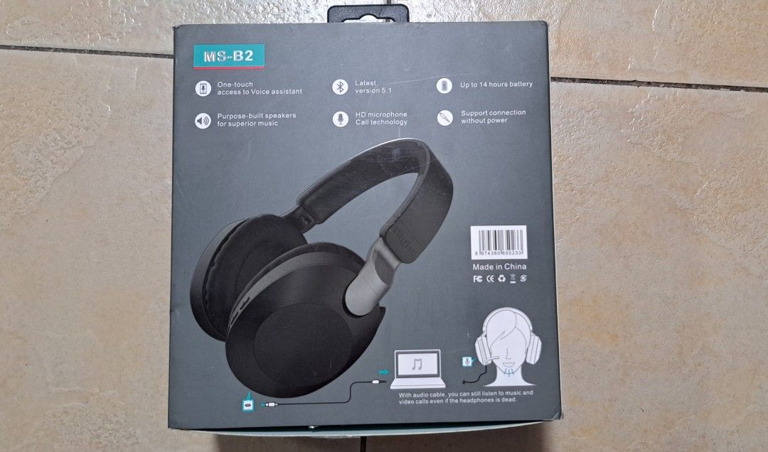 MS B2 Bluetooth Headset w folding mic Jabra Evolve2 85 lookalike, Audio, Headphones & Headsets ...