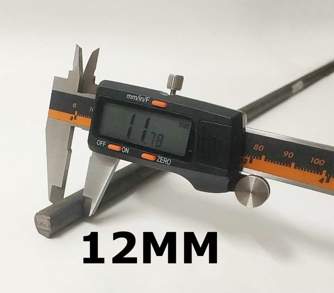 MS ROUND BAR 12MM X 1/2 METER MILD STEEL ...