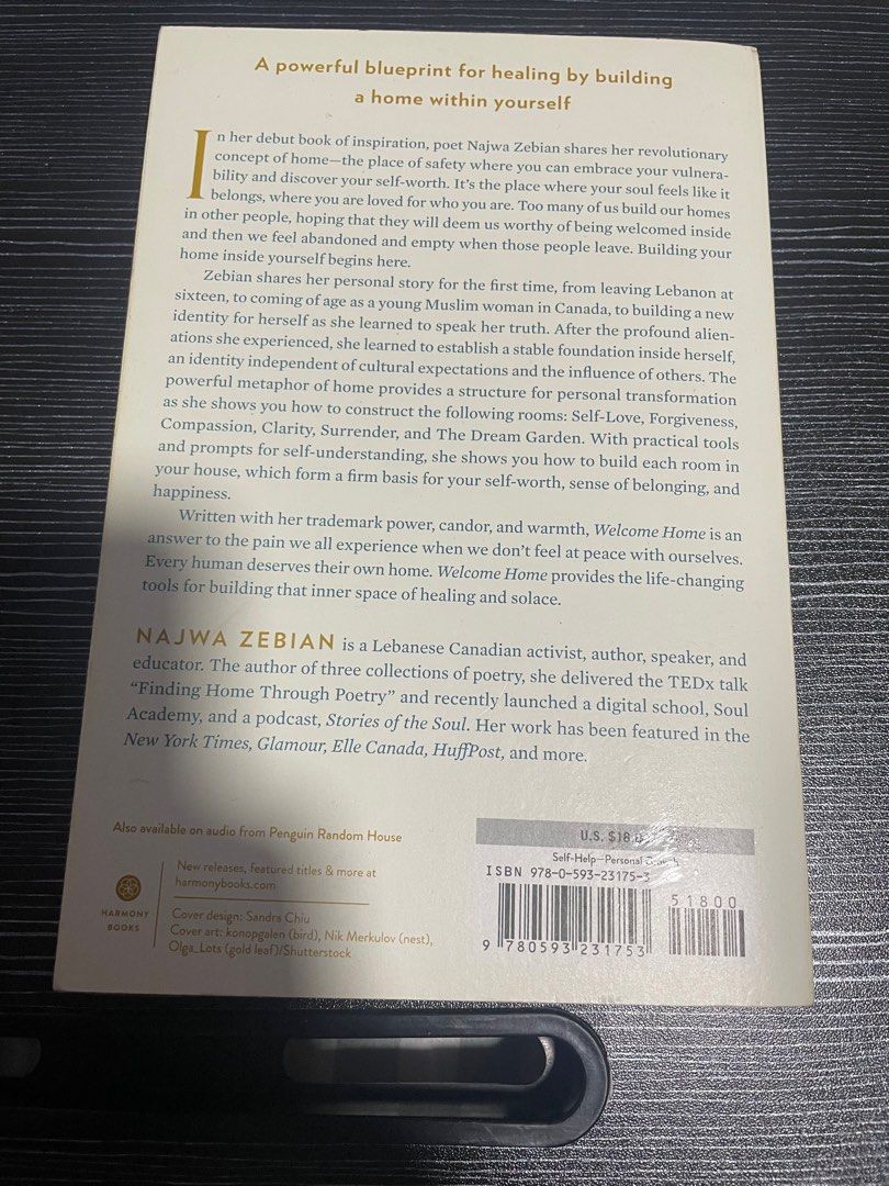 Najwa Zebian Welcome Home Book, Hobbies & Toys, Books & Magazines ...