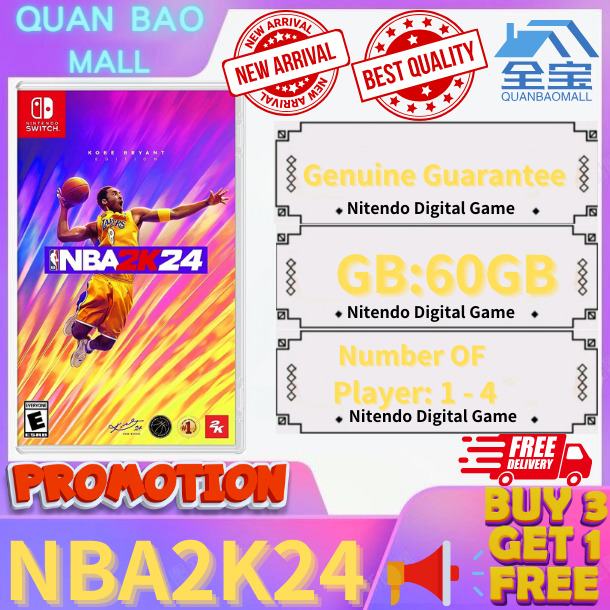 NBA2K24 NBA2K24 (Nintendo switch) DigitalDownload, Video Gaming, Video ...