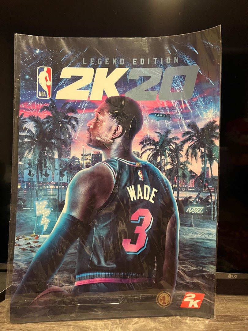 NBA 2K poster Dwade, Hobbies & Toys, Memorabilia & Collectibles, Fan ...