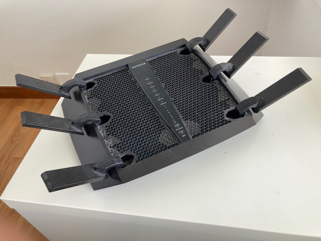 Netgear Nighthawk X6 AC3200 Tri-Band WiFi Router (Model R8000), 電腦＆科技 ...