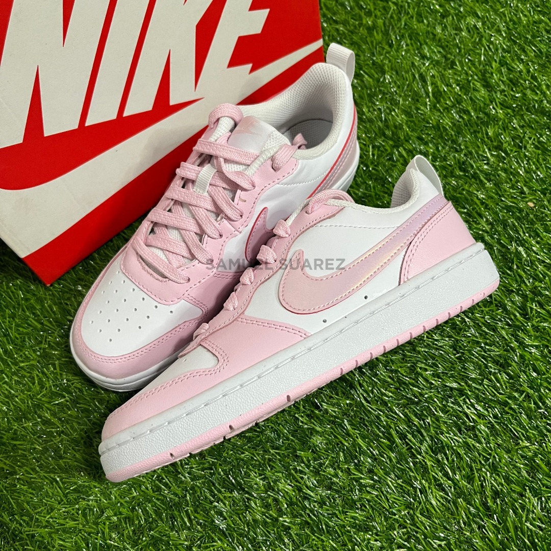 NIKE COURT BOROUGH PINK FOAM (BARBIE), Women's Fashion, Footwear ...