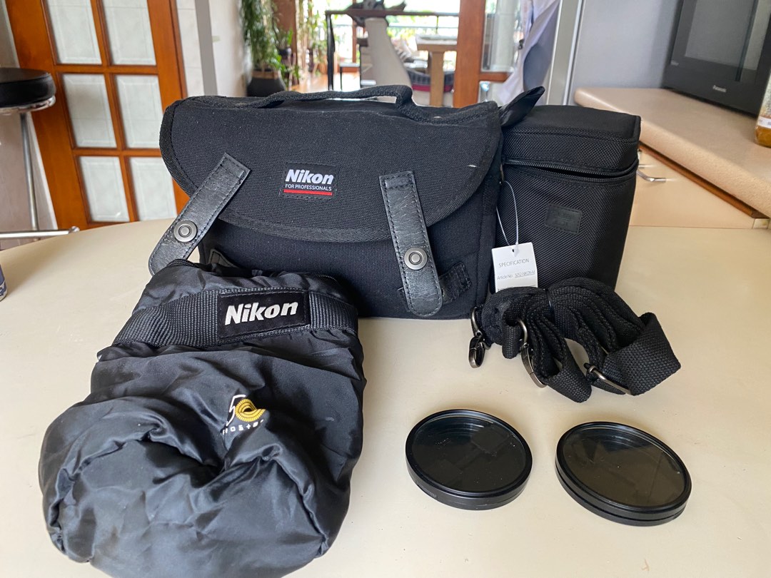 Nikon Camera Bag and lens filter, Photography, Photography Accessories ...