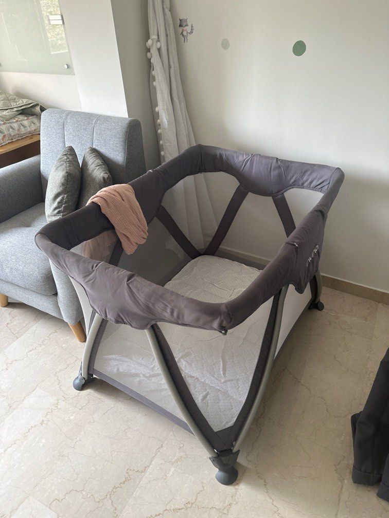Nuna portable cot, Babies & Kids, Baby Nursery & Kids Furniture, Cots ...