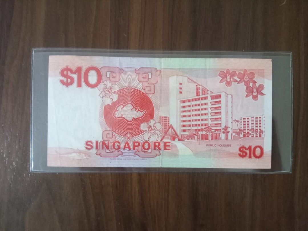 Old $10 note with plastic sheath, Hobbies & Toys, Memorabilia ...
