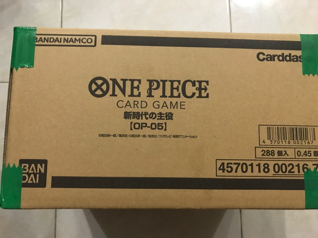 One Piece OP-05 op5 Awakening of The New Era Japanese Case, Hobbies ...