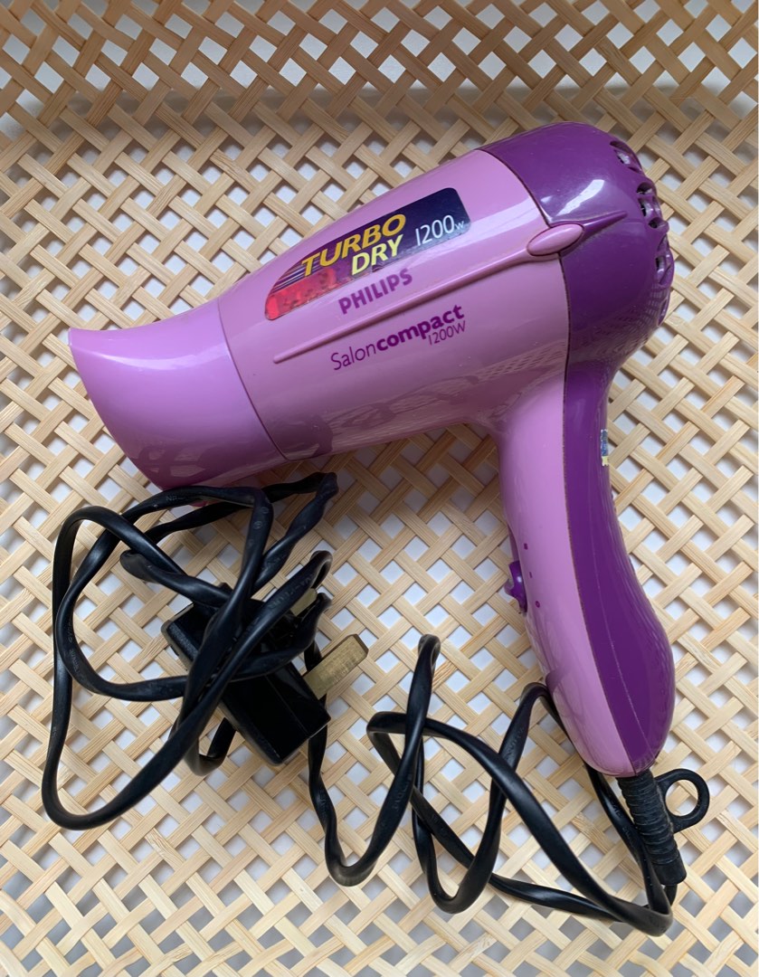 Philips Turbo Dry 1200w SalonCompact, Beauty & Personal Care, Hair on ...