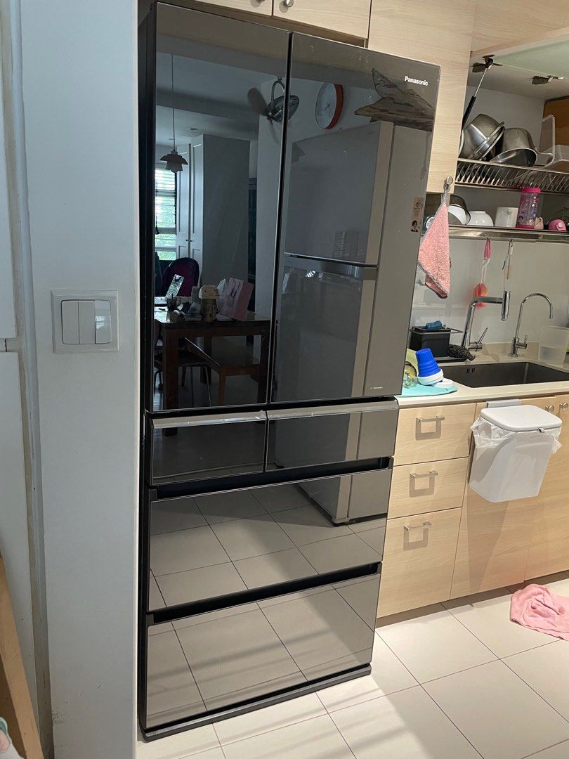 Panasonic Mirror Japan fridge refrigerator with auto ice maker, TV ...