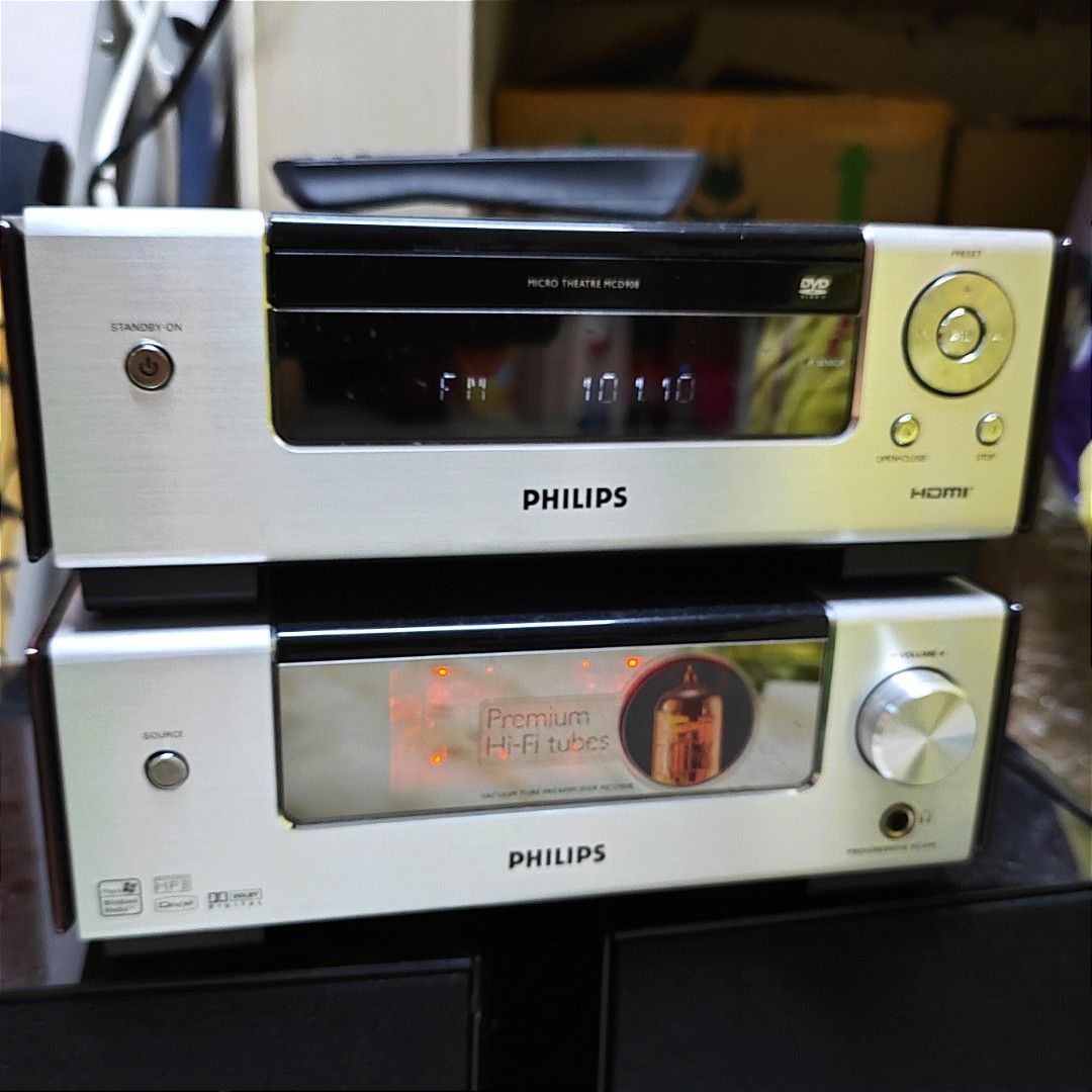 PHILIPS MICRO THEATRE MCD908 PREMIUM HI-FI TUBES, Audio, Other Audio Equipment on Carousell