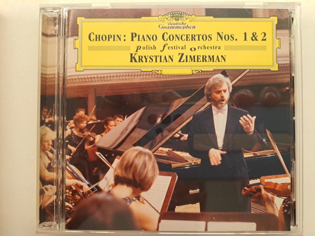 Piano Concertos Nos 1 & 2 by Chopin / Krystian Zimerman / Polish Festival Orchestra. 2 disc ...