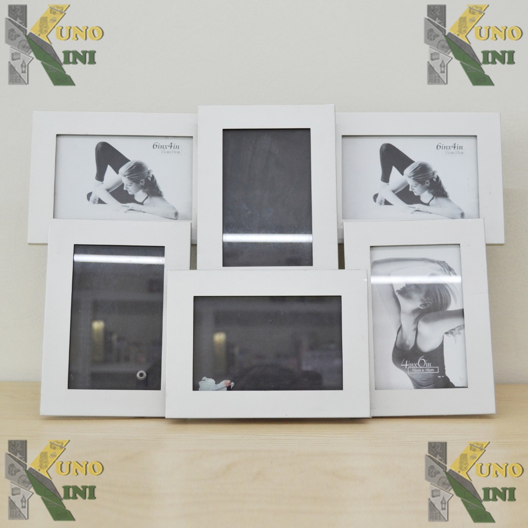 PIGURA FOTO 6 FRAME PHOTO, Antik, Pajangan di Carousell